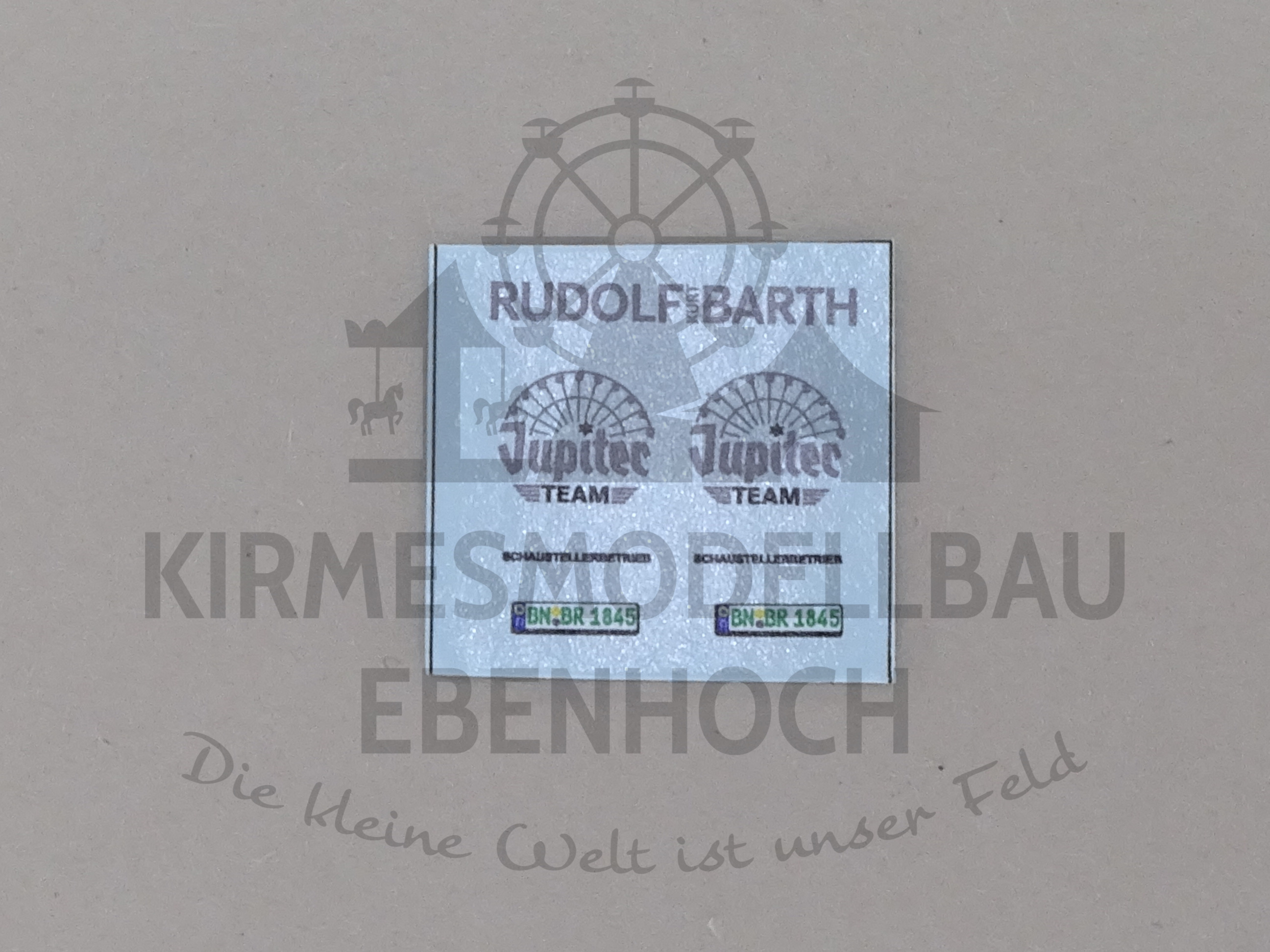 Kirmesmodellbau Ebenhoch - Decals Schausteller Kipp Barth ...