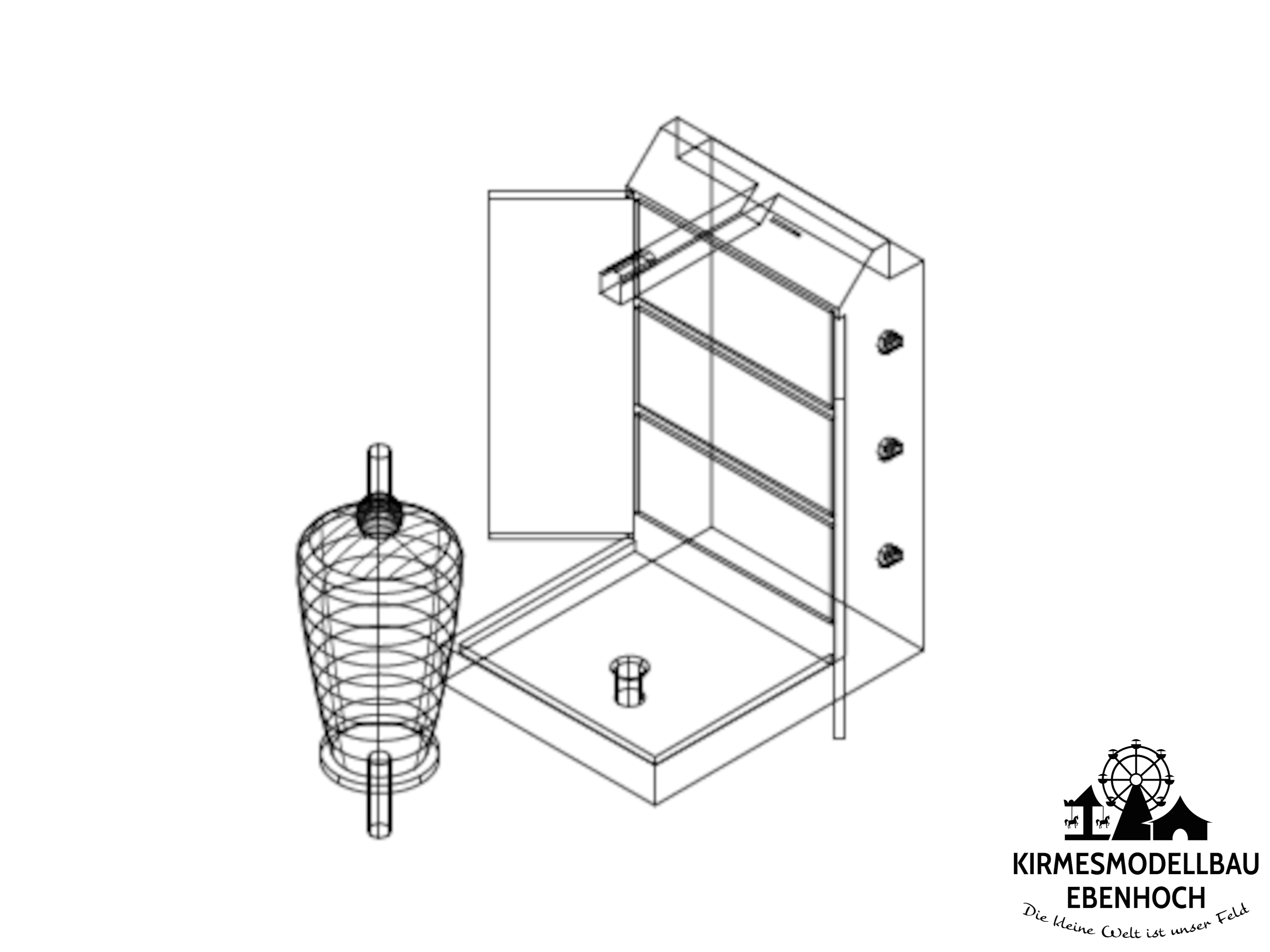 Kirmesmodellbau Ebenhoch - Drehspießgrill | Kirmesmodellbau Ebenhoch